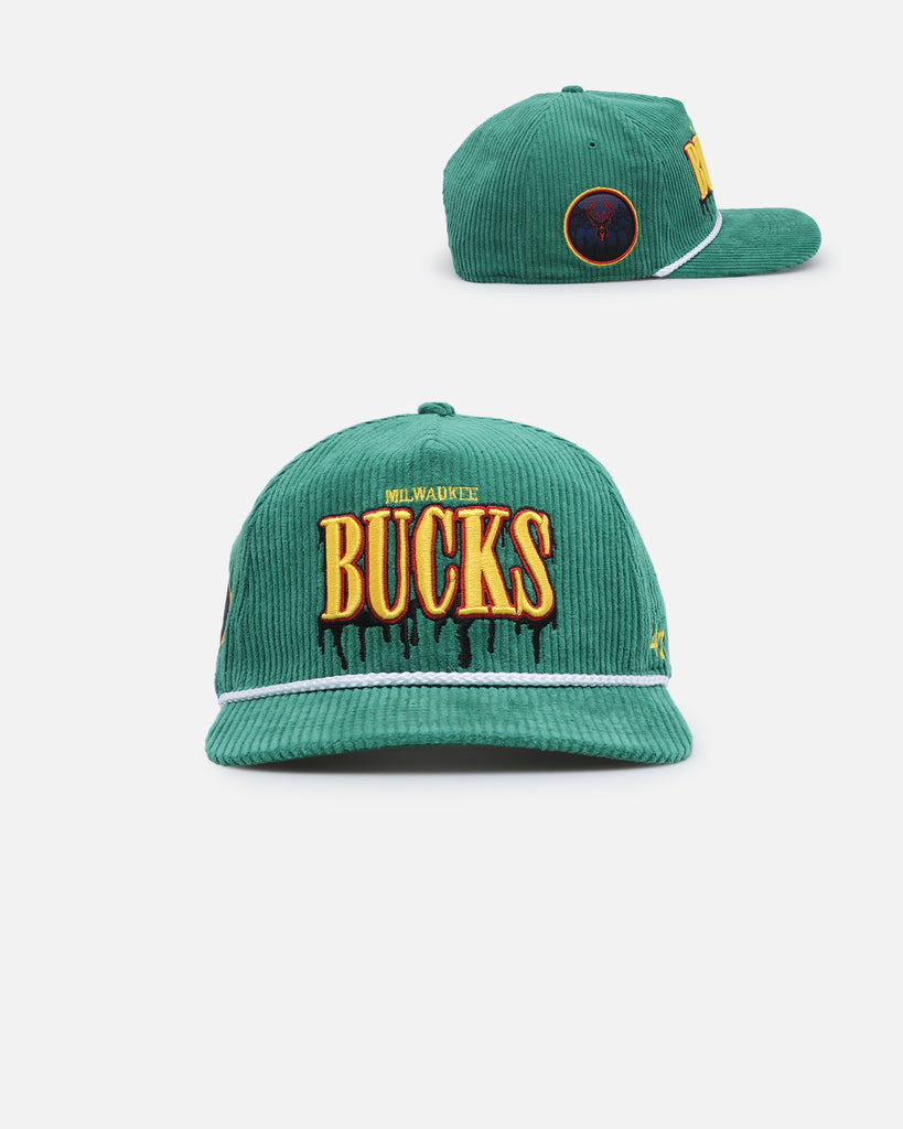 47 Brand Milwaukee Bucks Slasher 47 Hitch Snapback Kelly | Culture Kings US