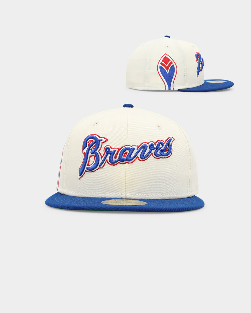 New Era Altanta Braves 'Retro Script' 59FIFTY Fitted OTC | Culture Kings US