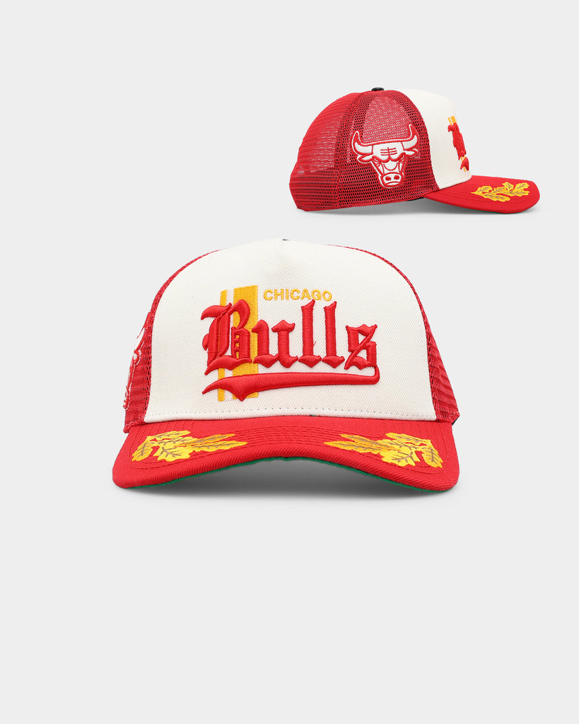 Pro Standard Chicago Bulls Visor Elite Trucker Eggshell/Red | Culture ...