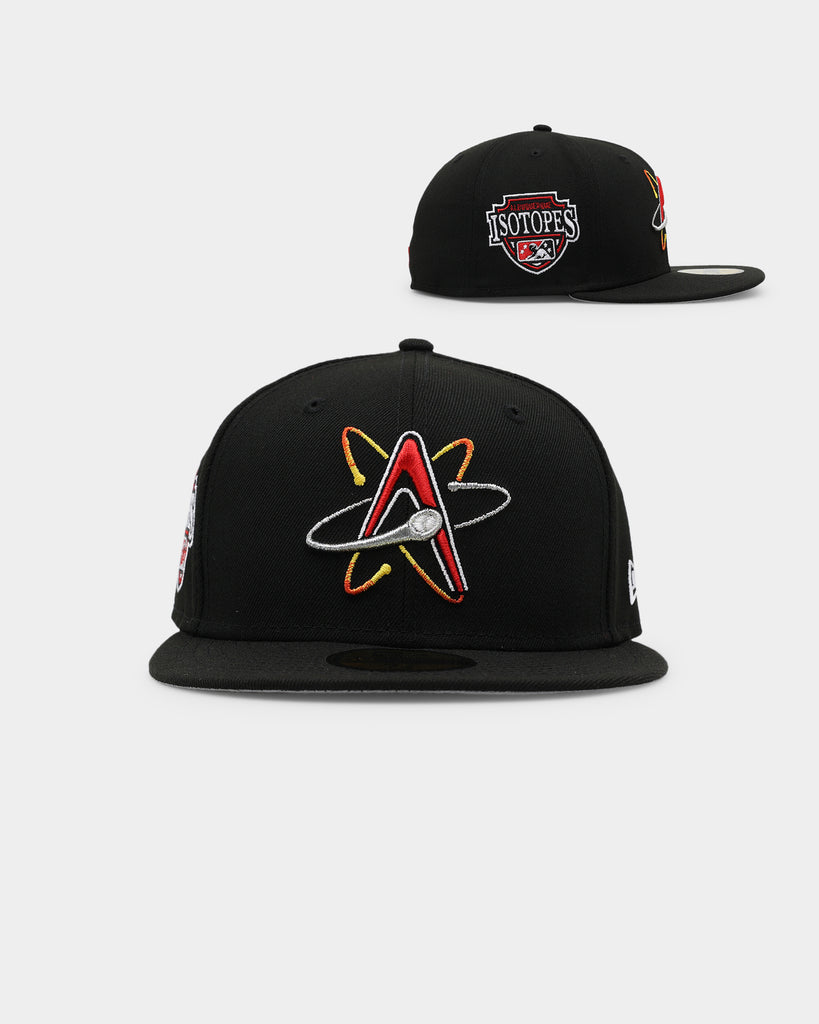New Era Albuquerque Isotopes 59FIFTY Patch E1 Fitted Black | Culture ...
