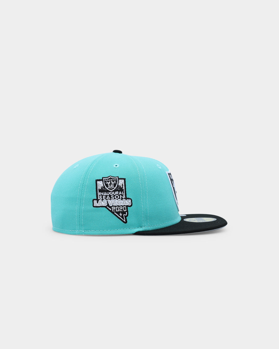 New Era Las Vegas Raiders 'Cool Mint' 2-Tone 59FIFTY Fitted Mint/Black ...