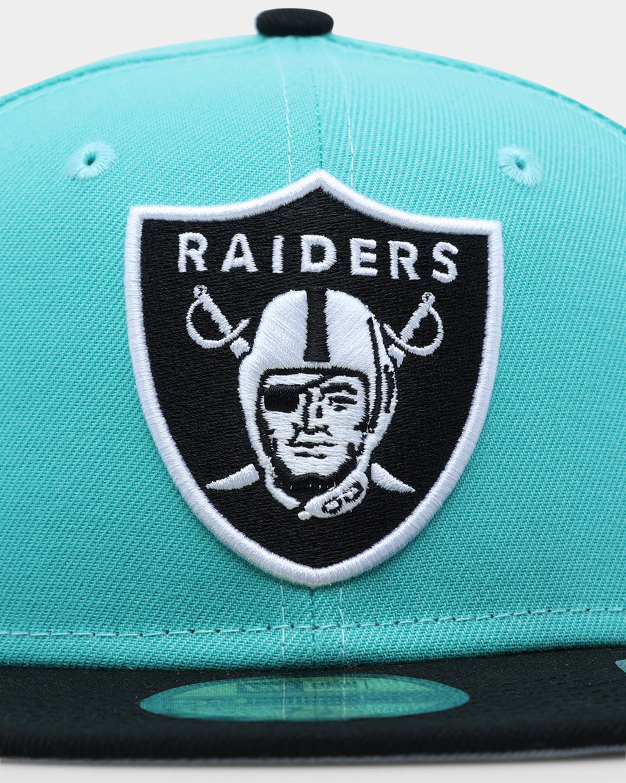 New Era Las Vegas Raiders 'Cool Mint' 2-Tone 59FIFTY Fitted Mint/Black ...