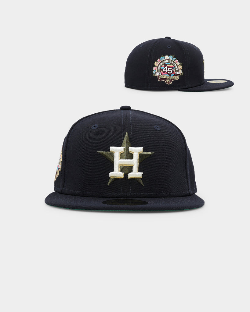New Era Houston Astros Botanical 59FIFTY Fitted Black | Culture Kings US