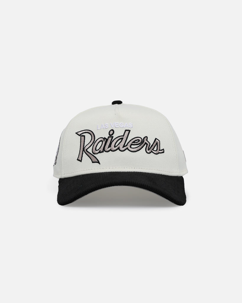 New Era Las Vegas Raiders 9FORTY A-Frame Snapback Chrome Black ...