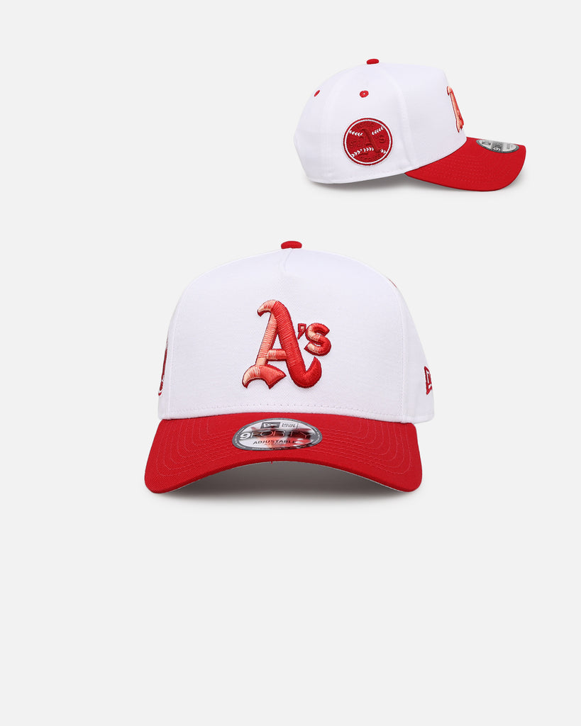 New Era Oakland Athletics 'Satin Blaze' 9FORTY A-Frame Snapback White ...
