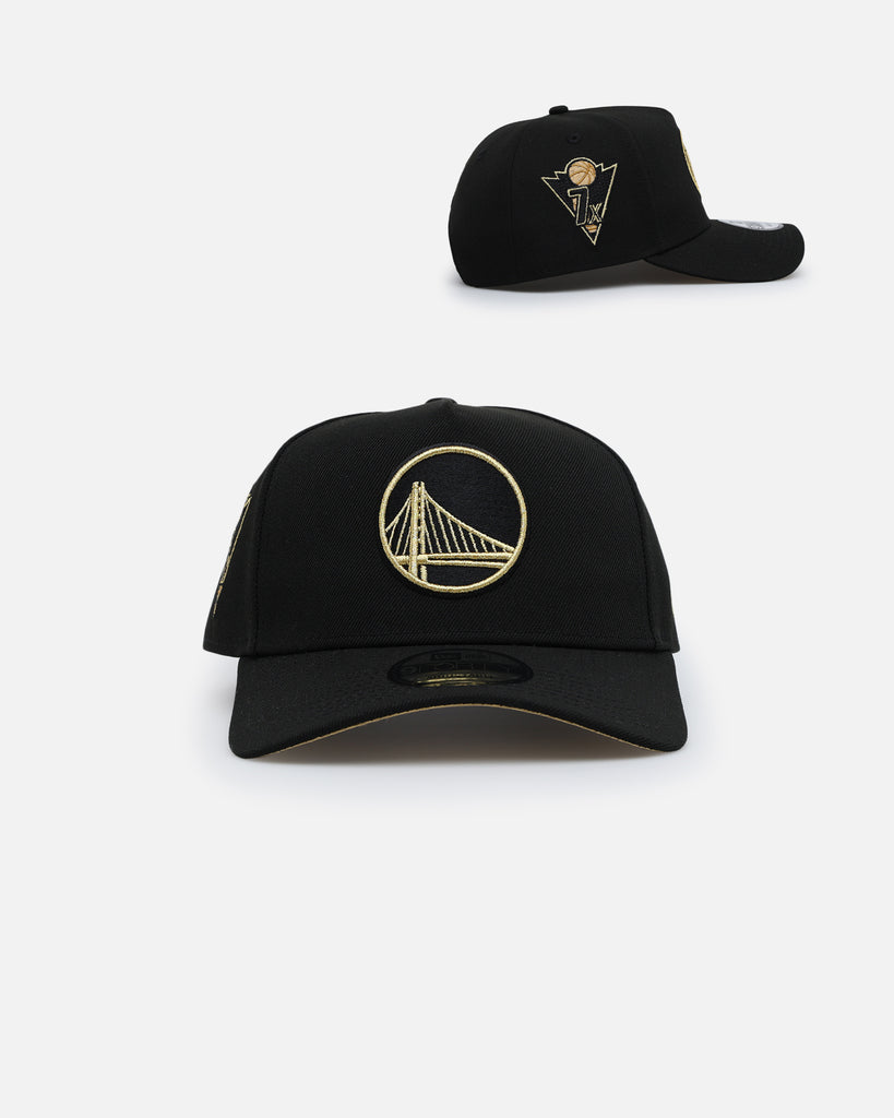 New Era Golden State Warriors 'NBA Gold Links' 9FORTY A-Frame Snapback ...