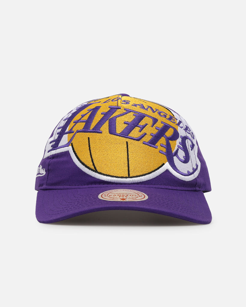 Mitchell & Ness Los Angeles Lakers Logo Blast Deadstock Snapback Purpl ...
