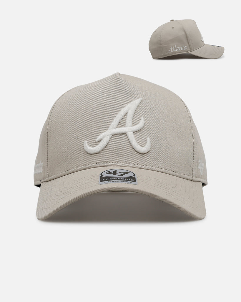 47 Brand Atlanta Braves 'Contemporary Basics' Offside DT Snapback Tan ...