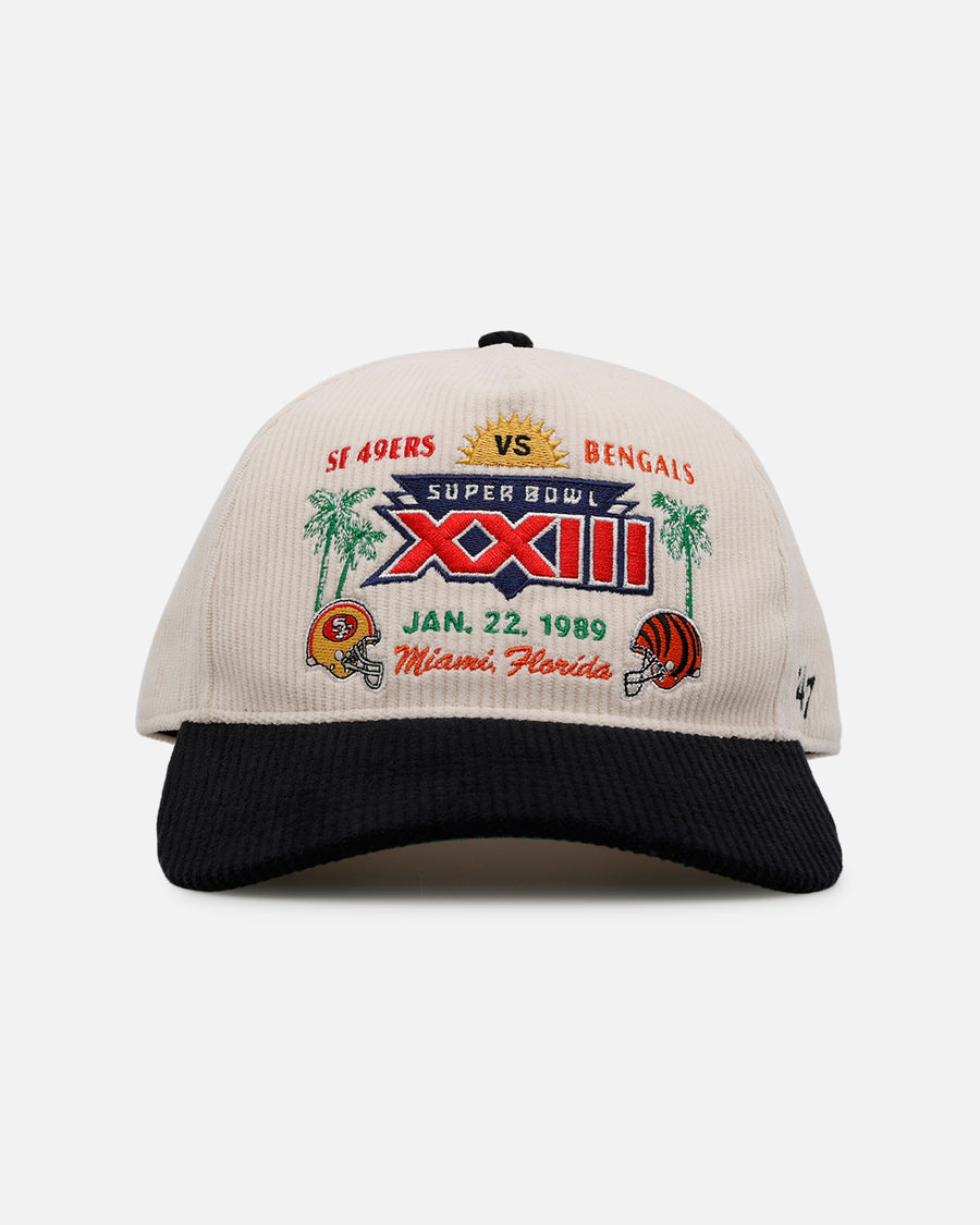 47 Brand Super Bowl XXIII 'Vintage Super Bowl' 47 Hitch Corduroy Snapb ...