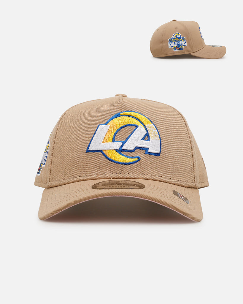 New Era Los Angeles Rams 'Tan Pink' 9FORTY A-Frame Snapback Tan ...