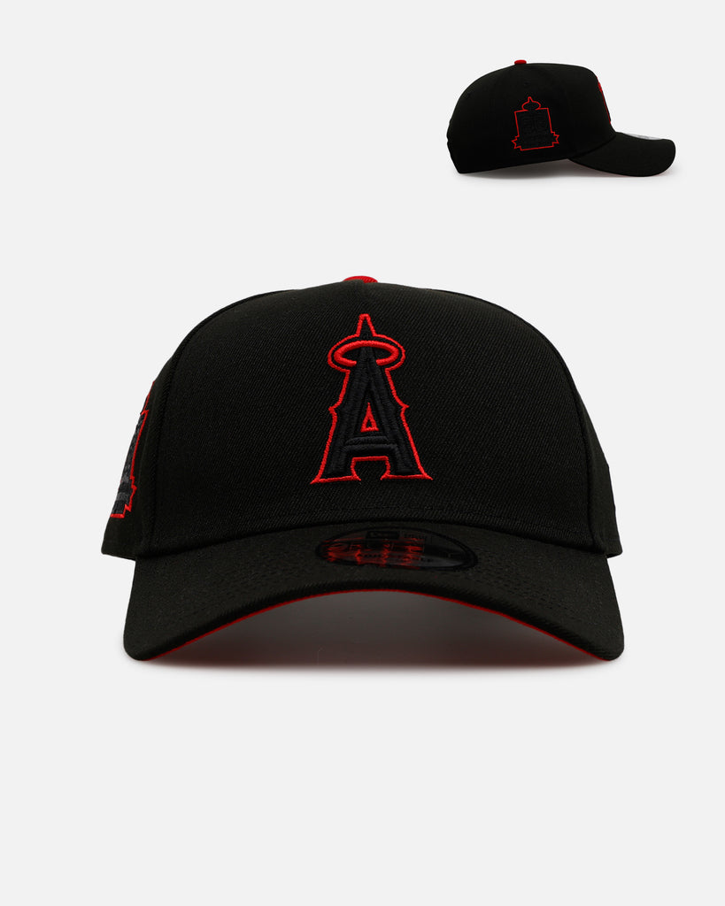 New Era Los Angeles Angels 'Outline' 9FORTY A-Frame Snapback Black ...