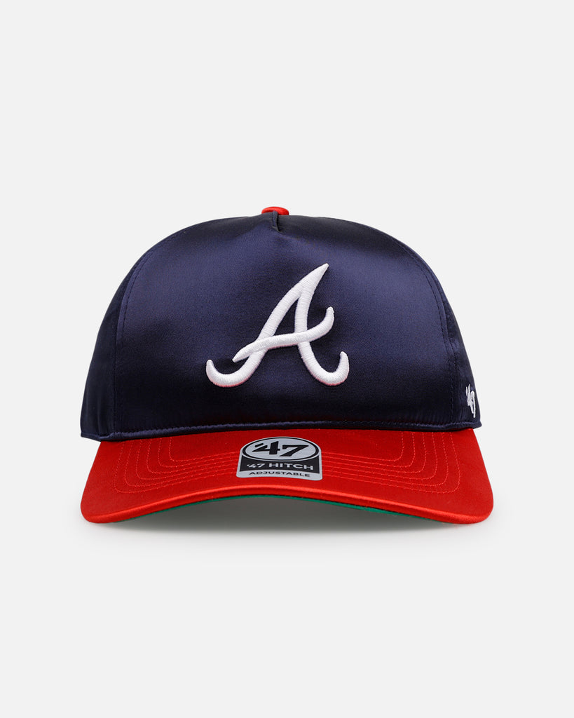 47 Brand Atlanta Braves 'Silky Way' 47 Hitch Snapback Navy/Red ...