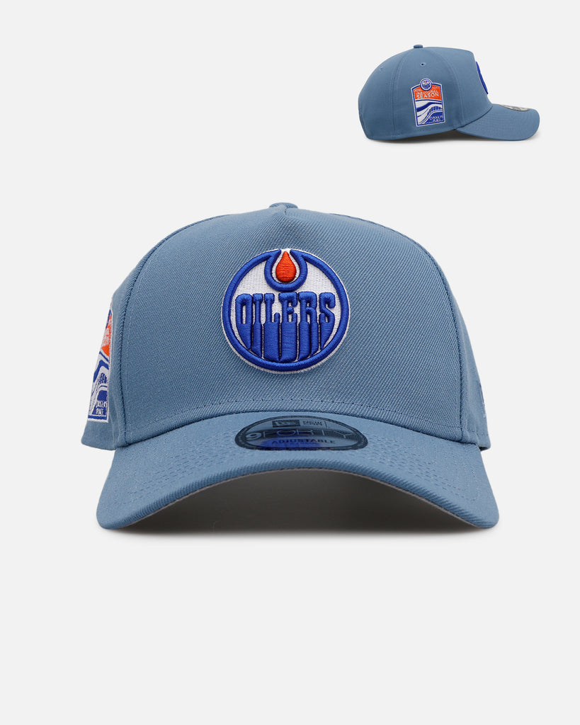 New Era Edmonton Oilers 'Faded Blue' 9FORTY A-Frame Snapback Faded Blu ...