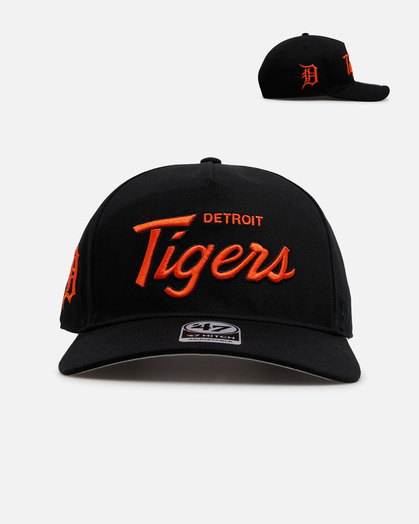 47 Brand Detroit Tigers 'Black Dome Script' 47 Hitch Snapback Black ...