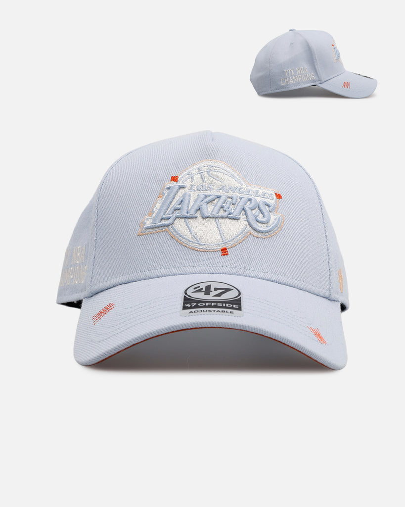47 Brand Los Angeles Lakers 'Overstitch' 47 Offside Snapback Light Blu ...