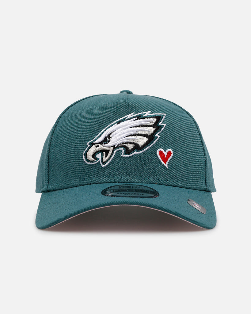 New Era Philadelphia Eagles 'Team Color Hearts' 9FORTY A-Frame Snapbac ...