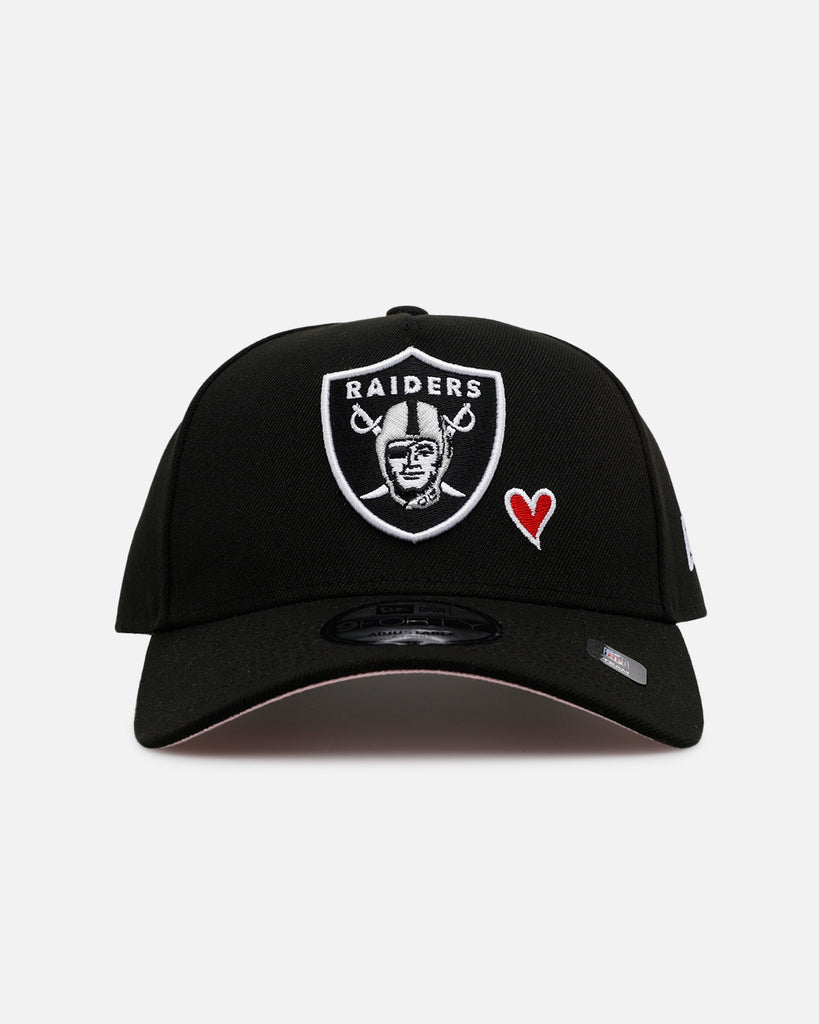 New Era Las Vegas Raiders 'Team Color Hearts' 9FORTY A-Frame Snapback ...