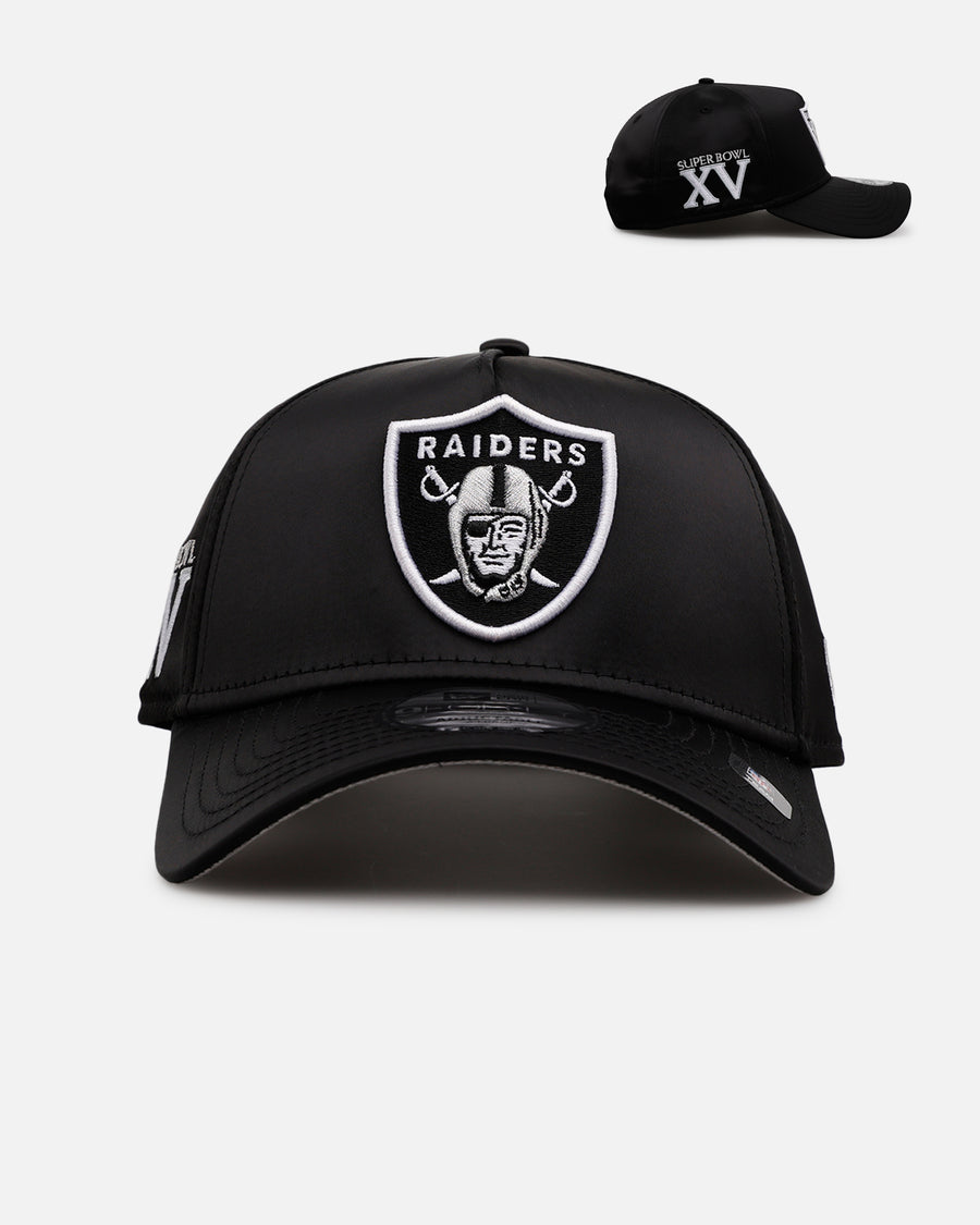 New Era Las Vegas Raiders 'Team Color Satin' 9FORTY A-Frame Snapback O ...