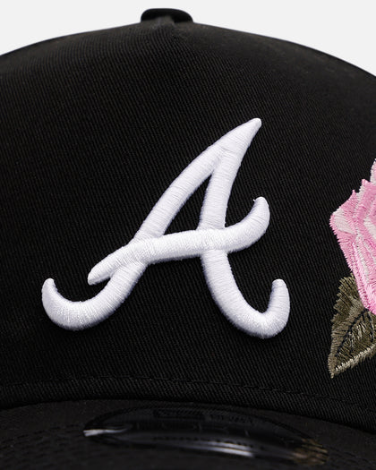 New Era Atlanta Braves 'Pink Rose Embroidery' 9FORTY A-Frame Snapback ...