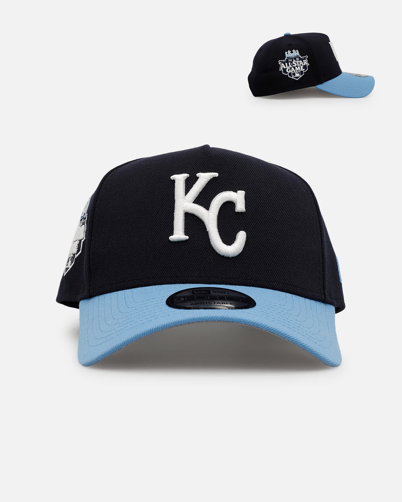 New Era Kansas City Royals 'Ocean' 9FORTY A-Frame Snapback Navy/Sky Bl ...