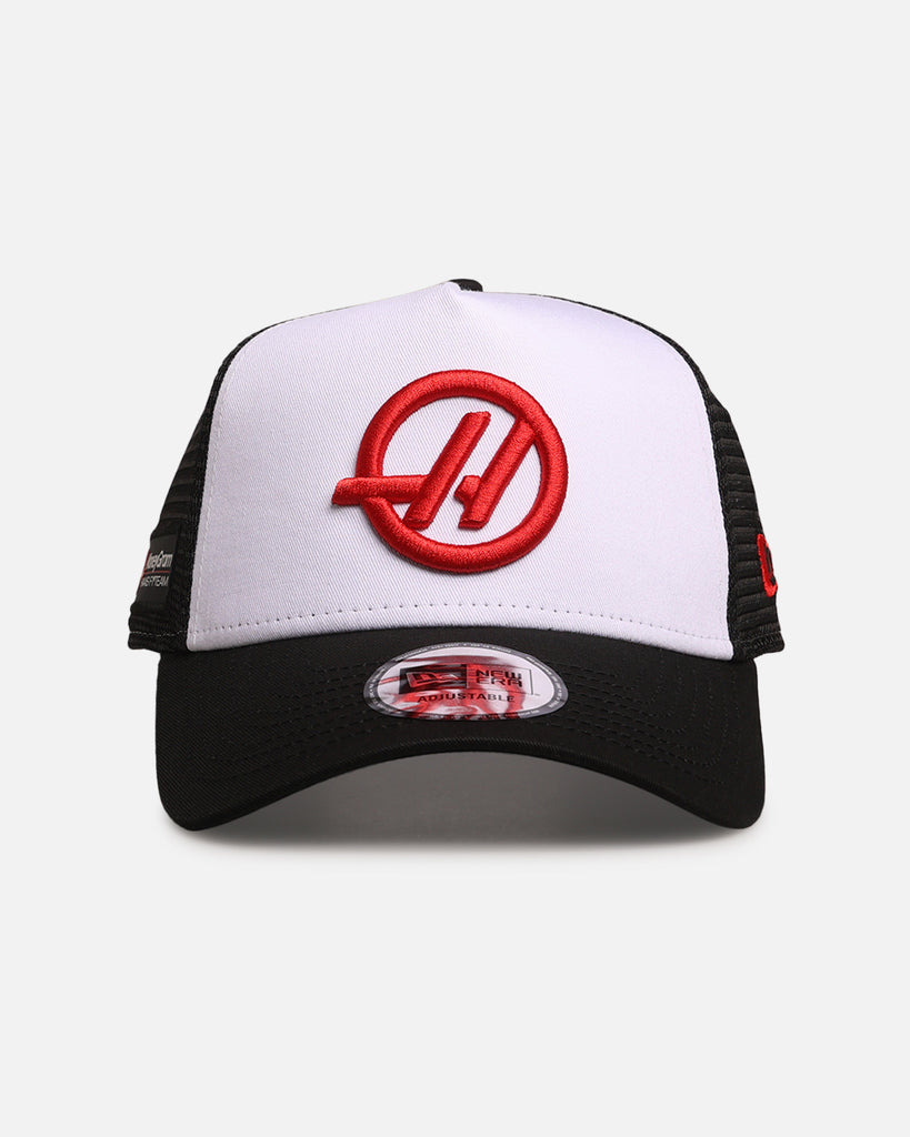 New Era X Haas F1 9FORTY A-Frame Trucker Snapback Black | Culture Kings US