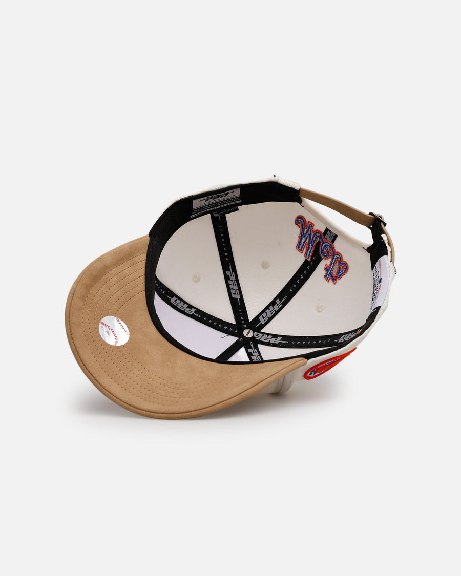 Pro Standard New York Mets 'Signature Suede' Pro Pinch Strapback Eggsh ...