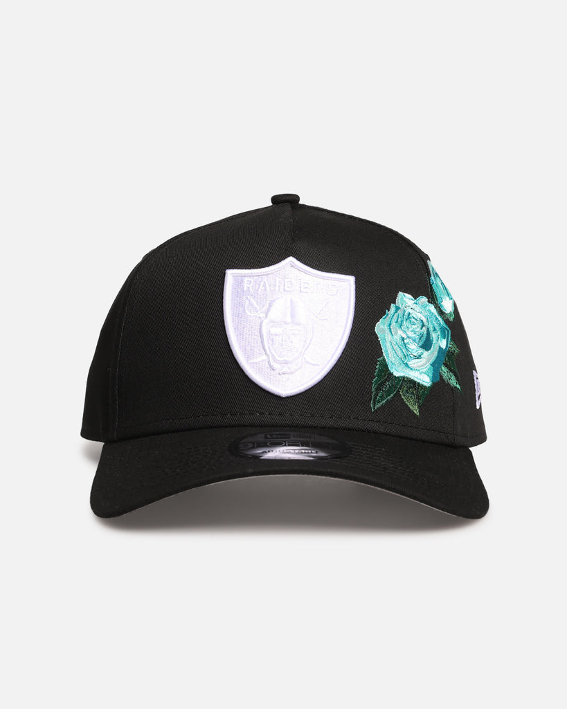New Era Las Vegas Raiders 'Aqua Rose Embroidery' 9FORTY A-Frame Snapba ...