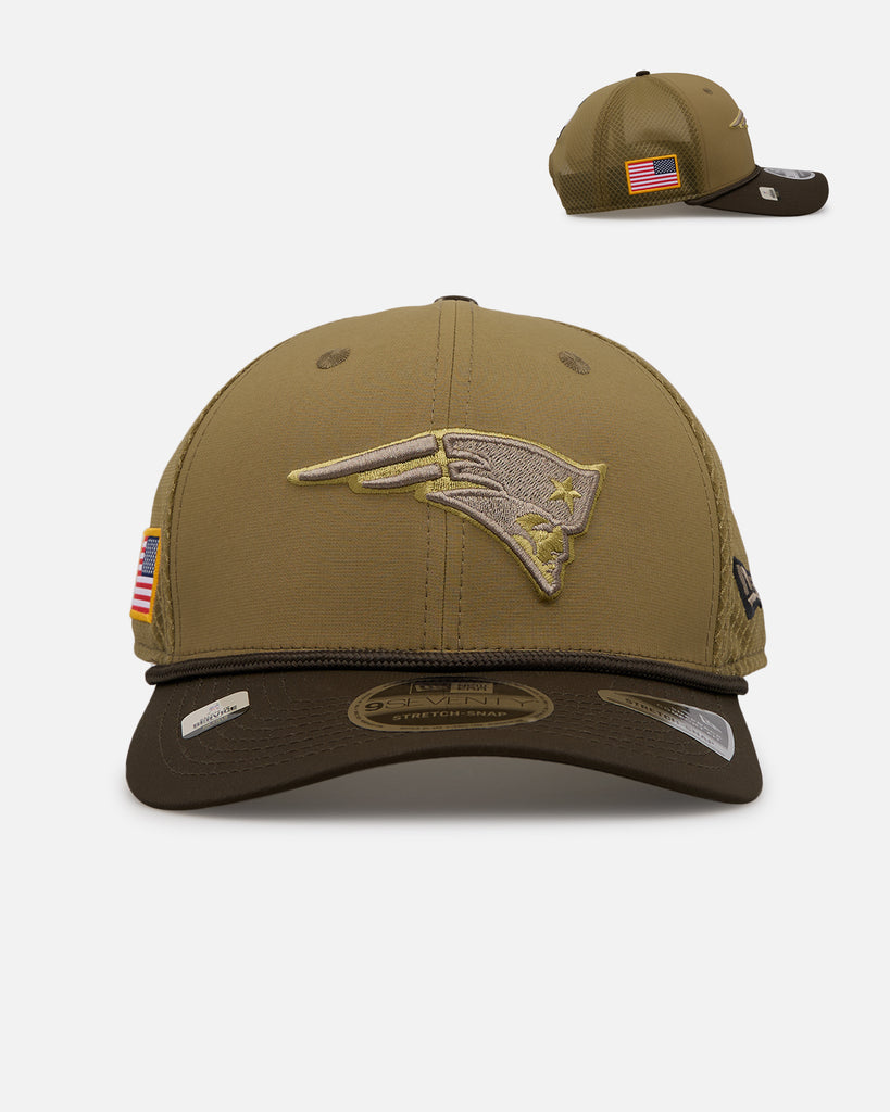 New Era New England Patriots 'Salute' 9SEVENTY Snapback Olive | Culture ...