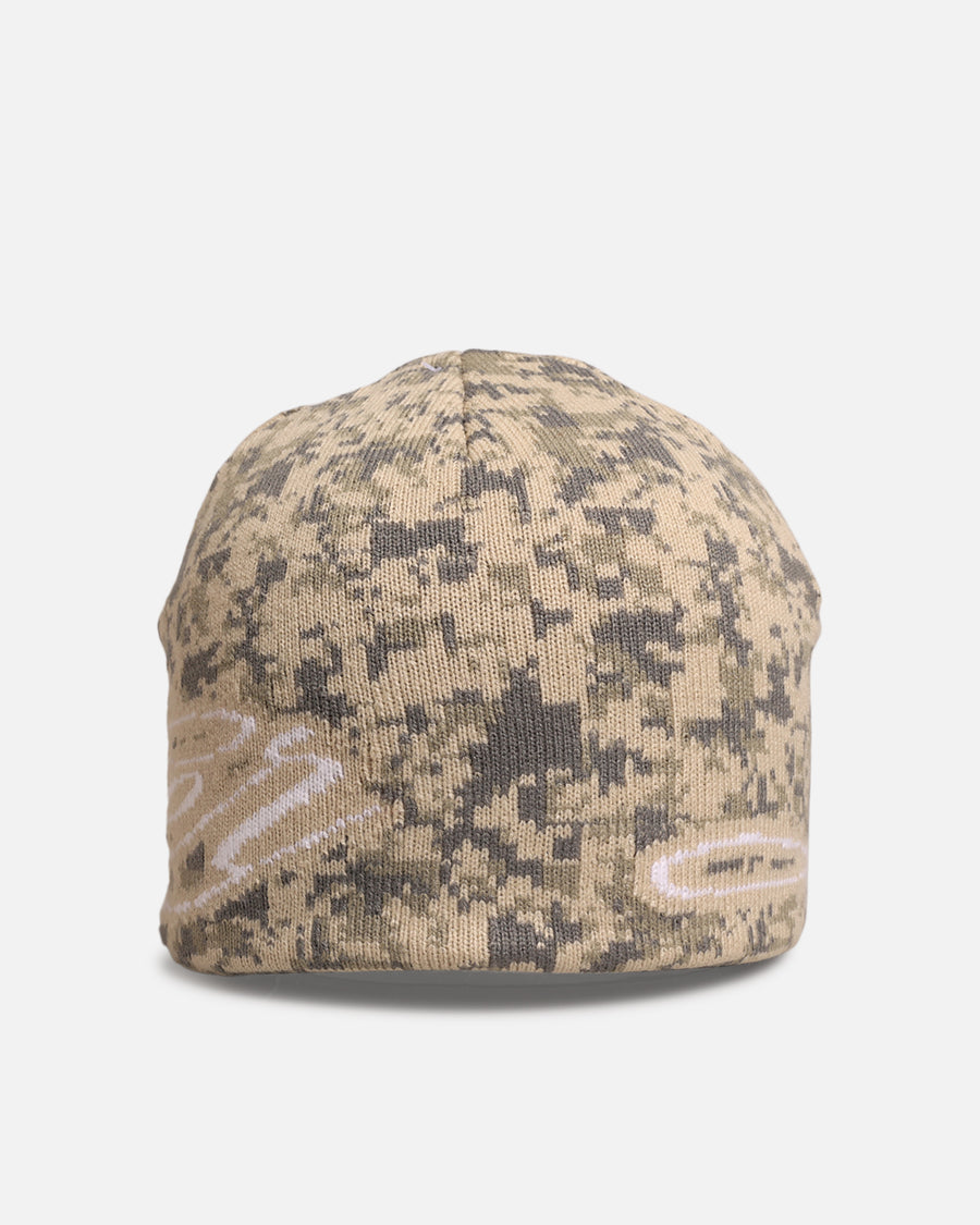 Loiter Skull Knit Beanie Digi Camo | Culture Kings US