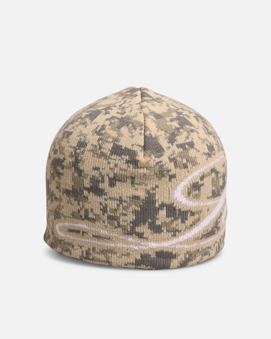 Loiter Skull Knit Beanie Digi Camo | Culture Kings US