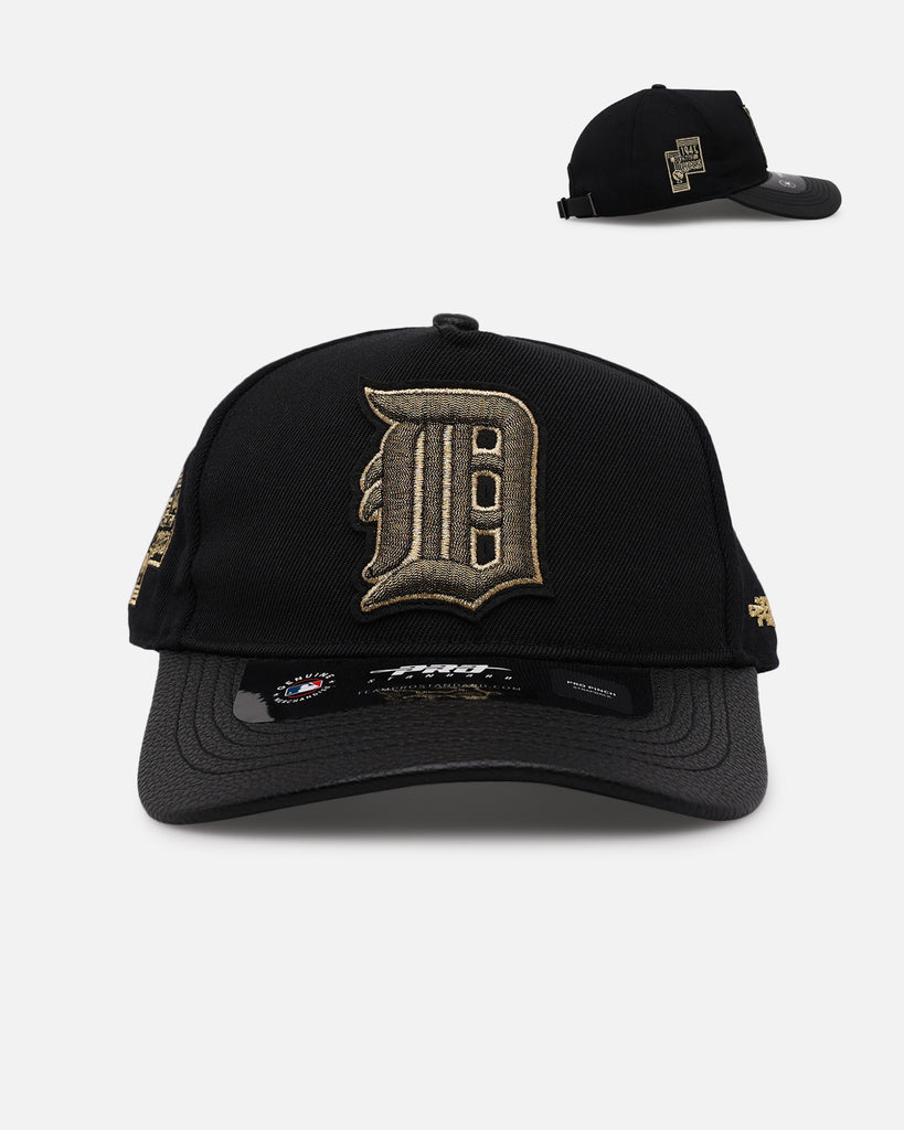 Pro Standard Detroit Tigers 'Gold Twist' Pro Pinch Strapback Black/Gol ...