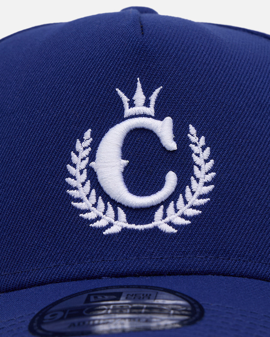 New Era X Culture Kings 9FORTY A-Frame Snapback Dark Royal | Culture ...