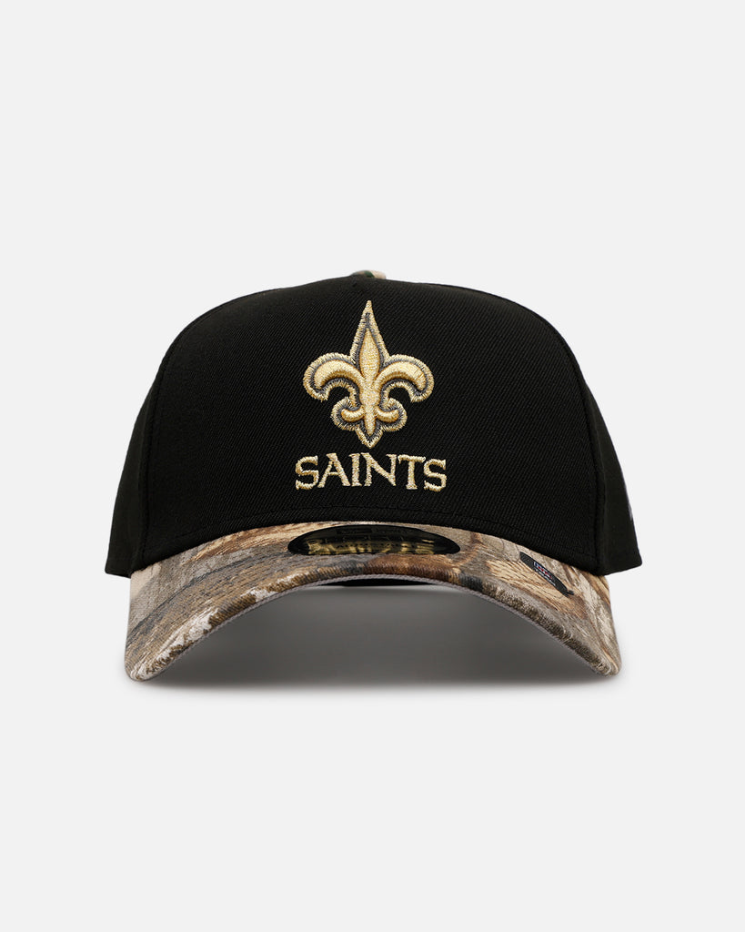 New Era New Orleans Saints 'Black Crown Realtree Visor' 9FORTY A-Frame ...