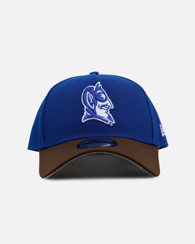New Era Duke Blue Devils 'Walnut Visor' 9FORTY A-Frame Snapback Walnut ...