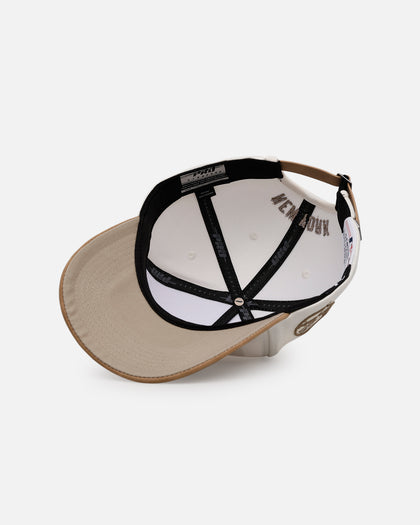 Pro Standard New York Yankees 'Panel' Pro Pinch Strapback White/Tan ...