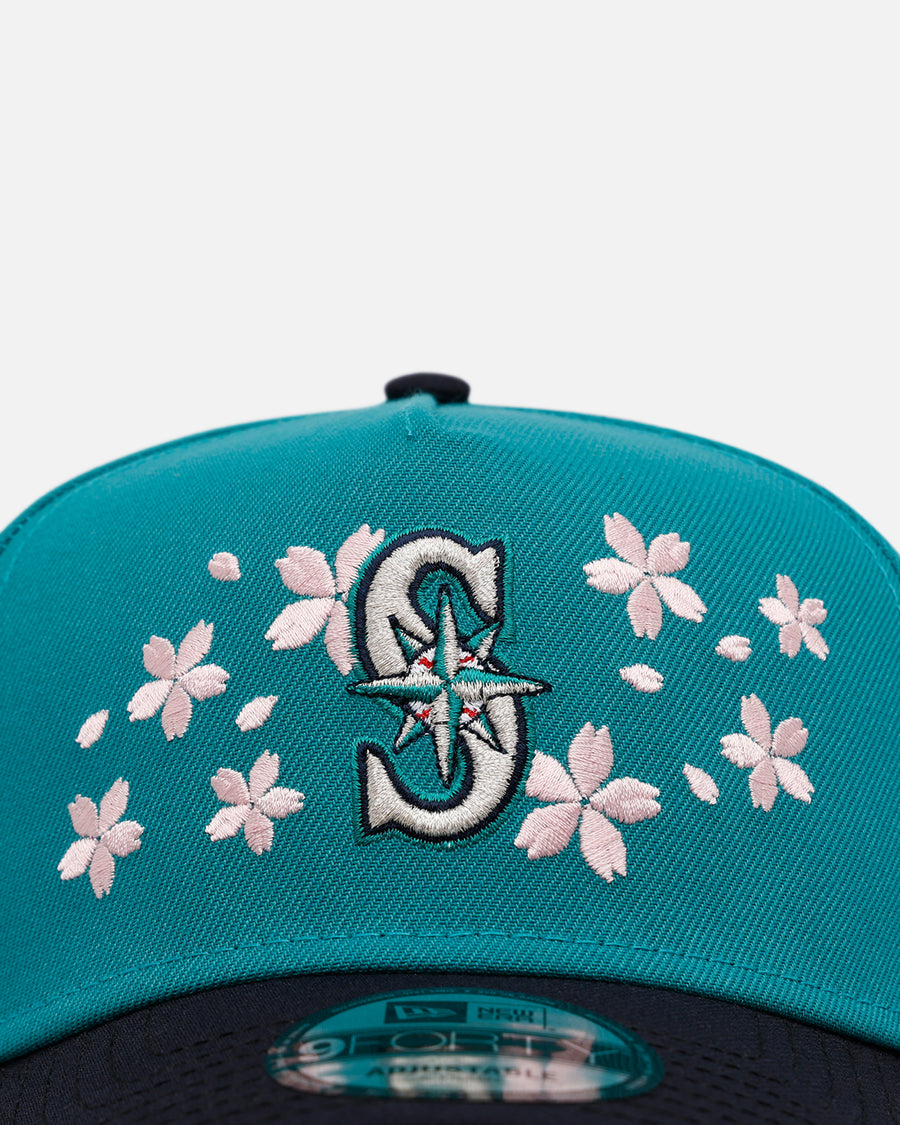 New Era Seattle Mariners 'Cherry Blossoms' 9FORTY A-Frame Snapback Off ...