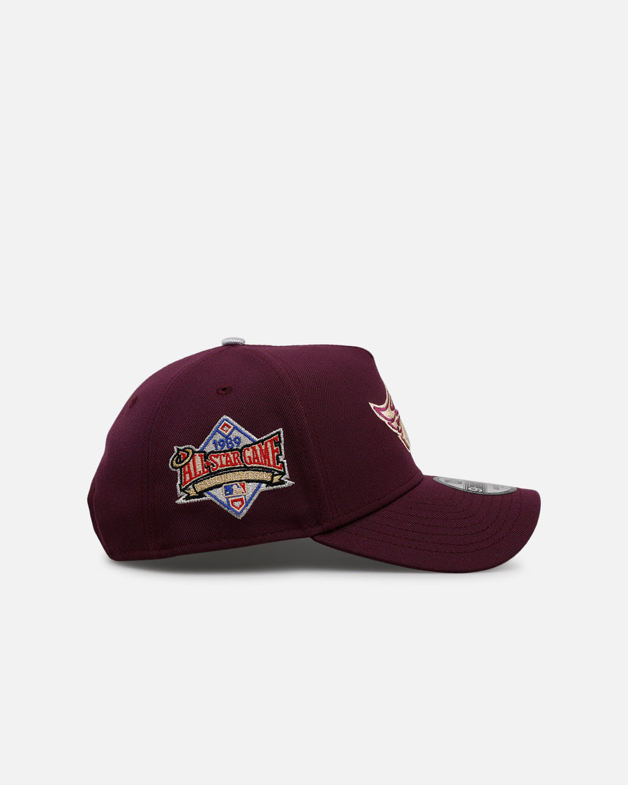 New Era Los Angeles Angels 'Plum' 9FORTY A-Frame Snapback Plum ...