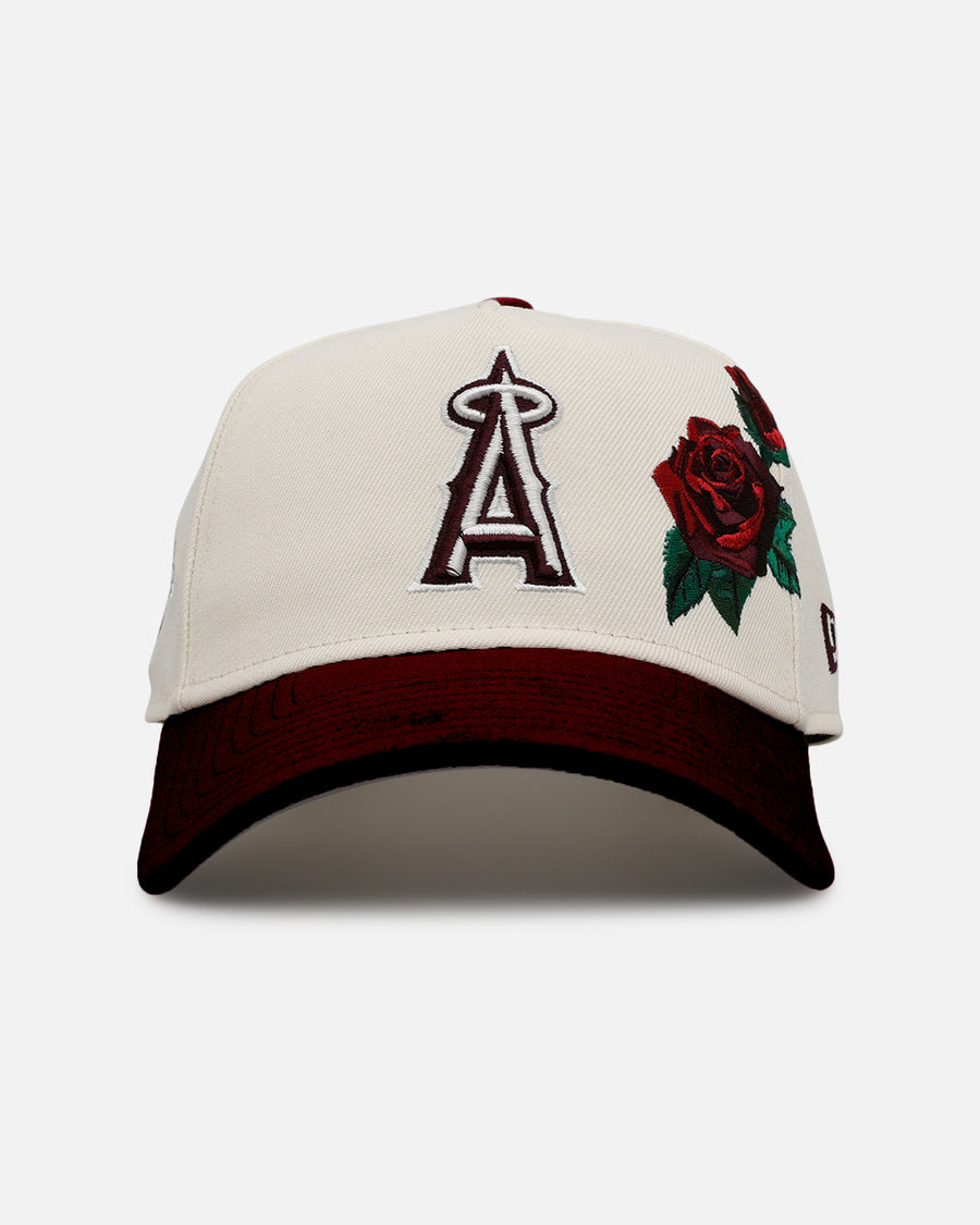 New Era Los Angeles Angels 'Velvet Roses' 9FORTY A-Frame Snapback Chro ...