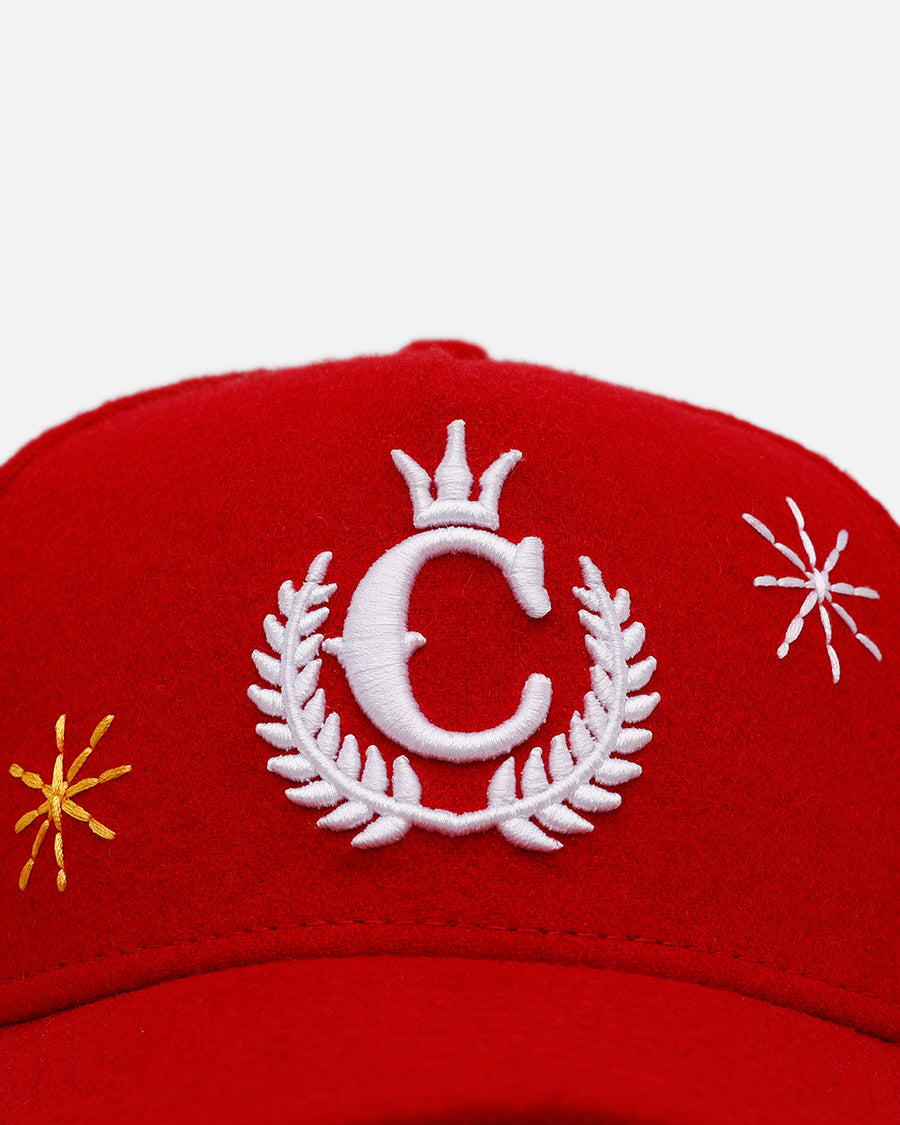 New Era X Culture Kings 'Lost Wages' 9FORTY A-Frame Snapback Red ...