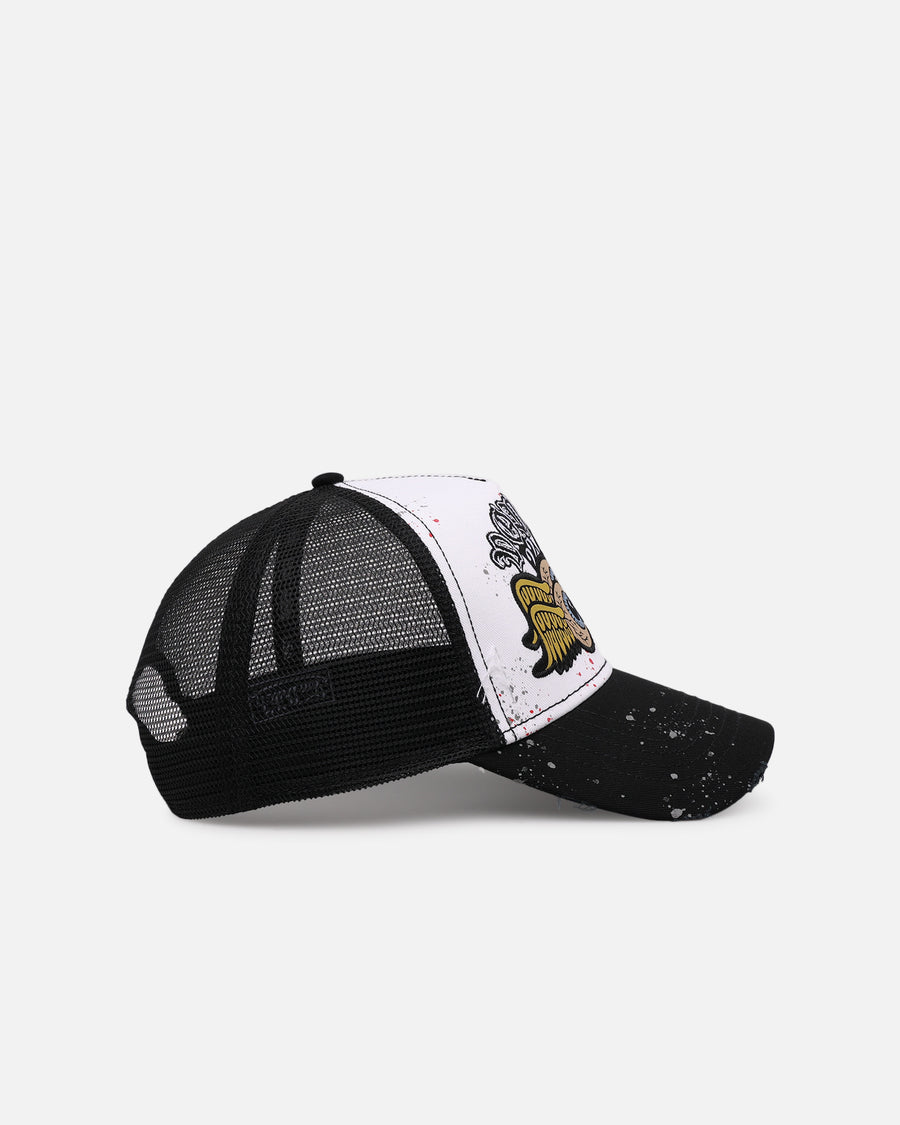 Von Dutch X Culture Kings CK Trucker Snapback White/Black | Culture ...