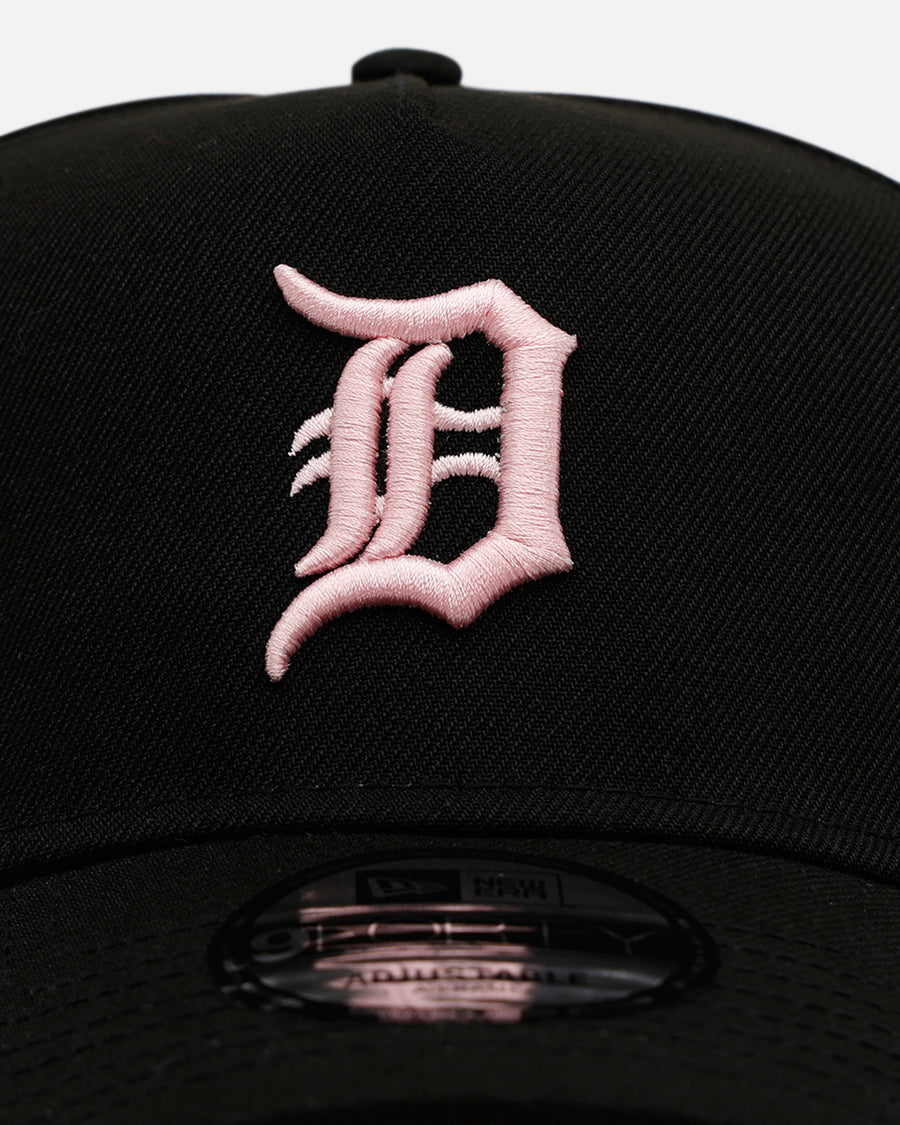 New Era Detroit Tigers 'Black And Pink' 9FORTY A-Frame Snapback Black ...