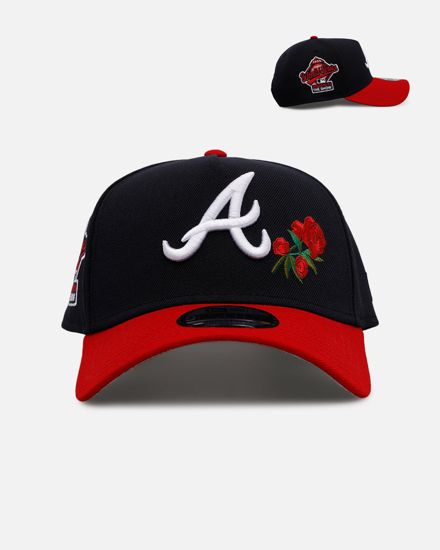 New Era Atlanta Braves 'Rose Emblem' 9FORTY A-Frame Snapback Official ...