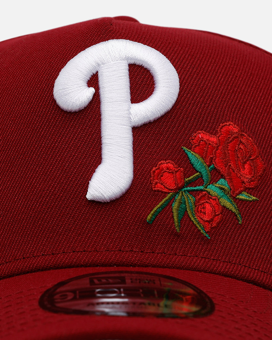 New Era Philadelphia Phillies 'Rose Emblem' 9FORTY A-Frame Snapback Of ...