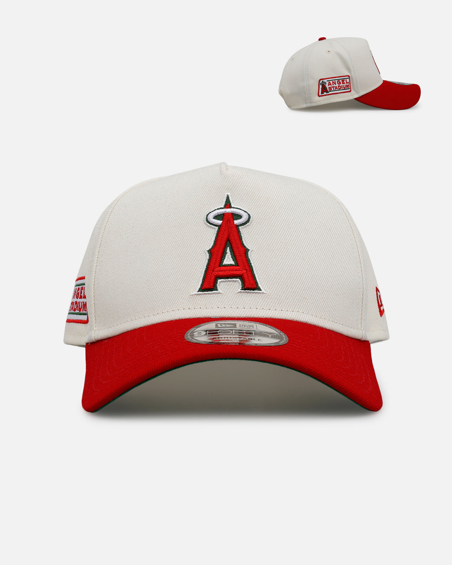 New Era Los Angeles Angels 'Strawberry' 9FORTY A-Frame Snapback Chrome ...