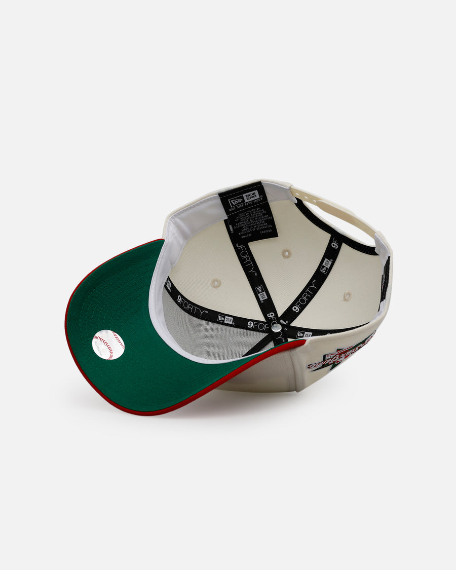 New Era Atlanta Braves 'Strawberry' 9FORTY A-Frame Snapback Chrome/Red ...