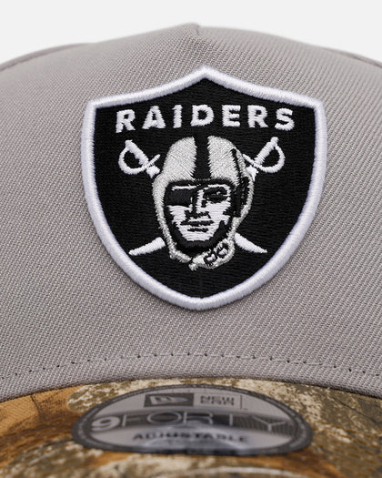 New Era Las Vegas Raiders 'Realtree Visor' 9FORTY A-Frame Snapback Off ...
