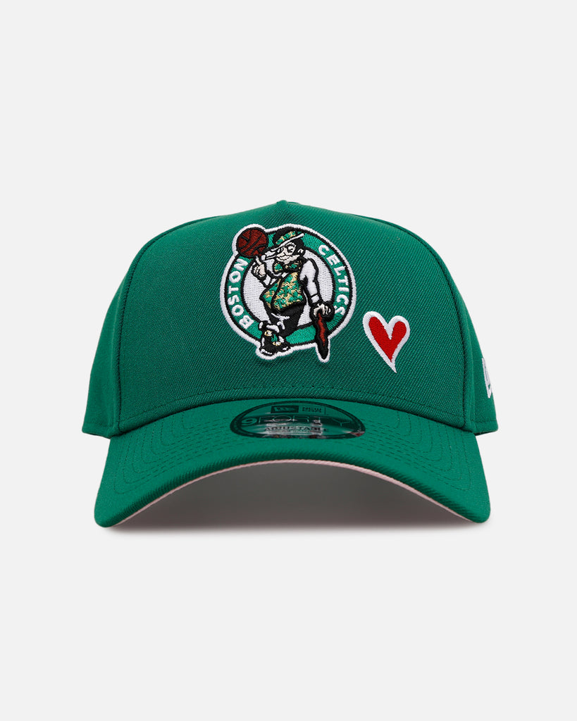 New Era Boston Celtics 'Team Color Hearts' 9FORTY A-Frame Snapback Off ...