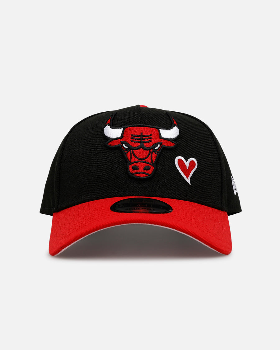New Era Chicago Bulls 'Team Color Hearts' 9FORTY A-Frame Snapback Offi ...