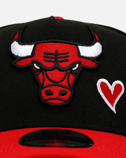 New Era Chicago Bulls 'Team Color Hearts' 9FORTY A-Frame Snapback Offi ...