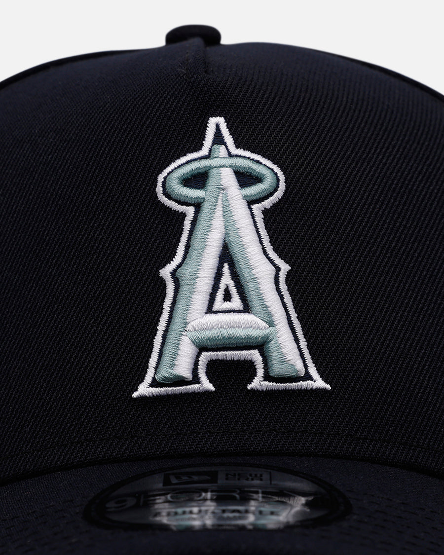New Era Los Angeles Angels 'Midnight Navy' 9FORTY A-Frame Snapback Mid ...